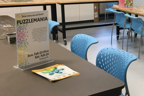 » Liverpool Public Library’s “Puzzlemania” Event Entertains