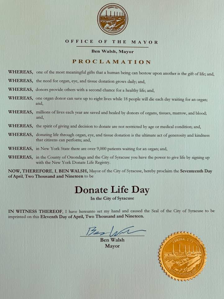 » Donate Life Stresses Importance of Organ Donation Awareness